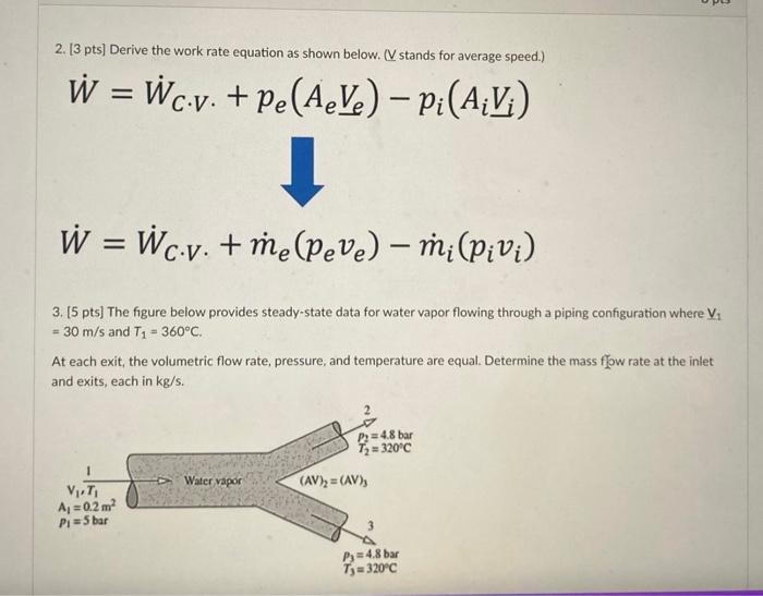 Solved 2. [3 pts) Derive the work rate equation as shown | Chegg.com