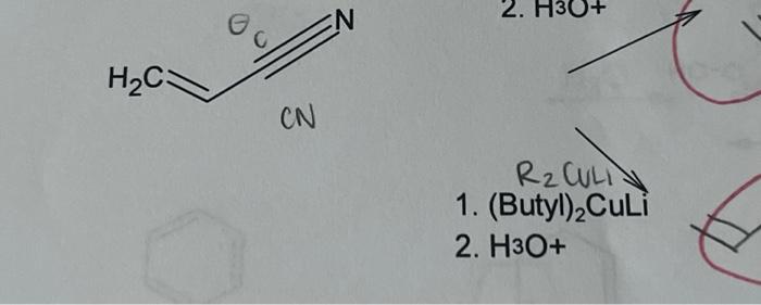 CN R2 CULIN 1. (Butyl )2CuLi 2. H3O+ | Chegg.com