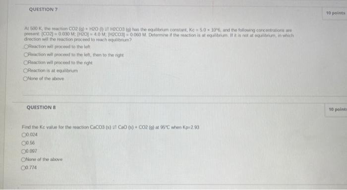 Solved hii i need help on #3,9,10,8,7 please and can you | Chegg.com