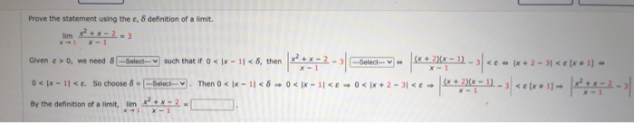 Solved Prove the statement using the e, definition of a | Chegg.com