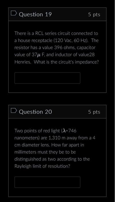 Solved There is a RCL series circuit connected to a house | Chegg.com