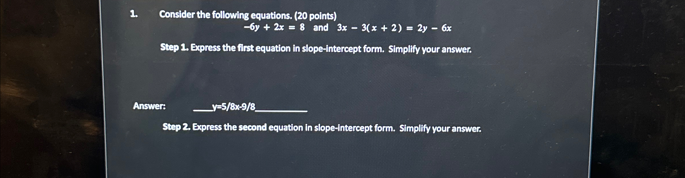 Solved Consider the following equations. (20 | Chegg.com
