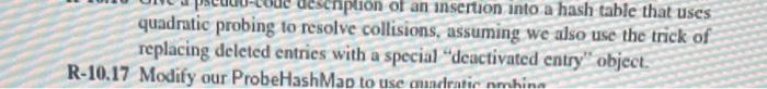 Solved quadratic probing to resolve collisions, assuming we | Chegg.com