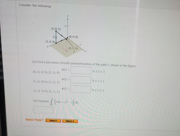 Consider the following. C: counterclockwise around | Chegg.com