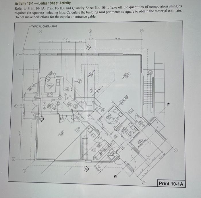 Solved Activity 10-1 - Ledger Sheet Activity Refer to Print | Chegg.com