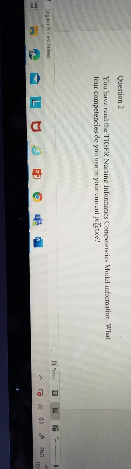 Solved Question 2 You have read the TIGER Nursing | Chegg.com