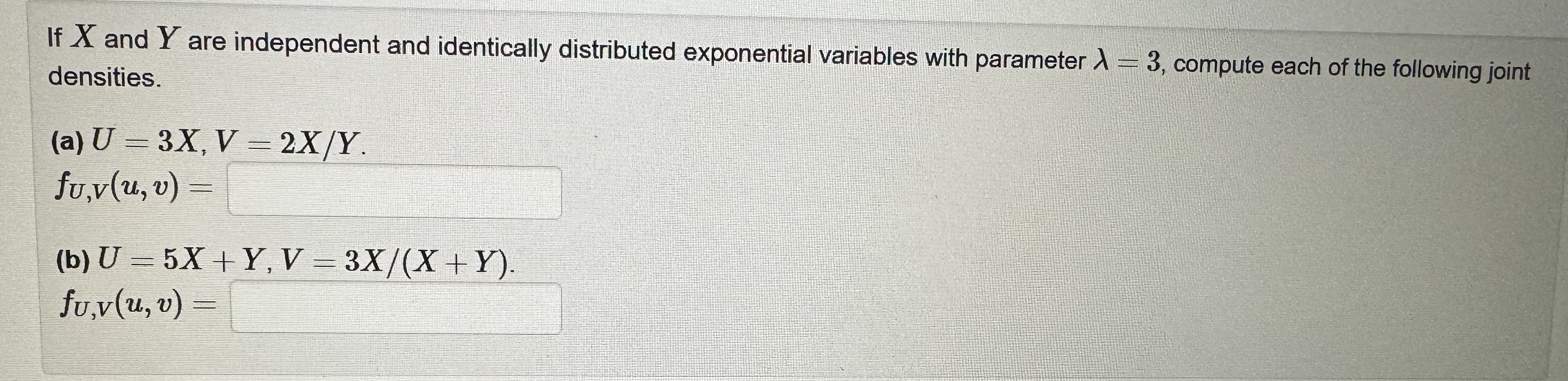 Solved If x ﻿and Y ﻿are independent and identically | Chegg.com