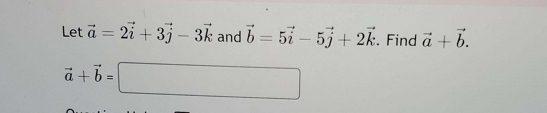 Solved Let vec(a)=2vec(i)+3vec(j)-3vec(k) and | Chegg.com Solved Let vec(a)=2vec(i)+3vec(j)-3vec(k) and | Chegg.com