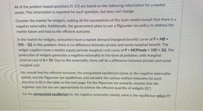 Solved All of the problem-based questions (1-15) are based | Chegg.com