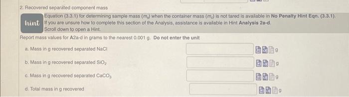 Solved 3.5a Determine mass percent composition of a mixture | Chegg.com