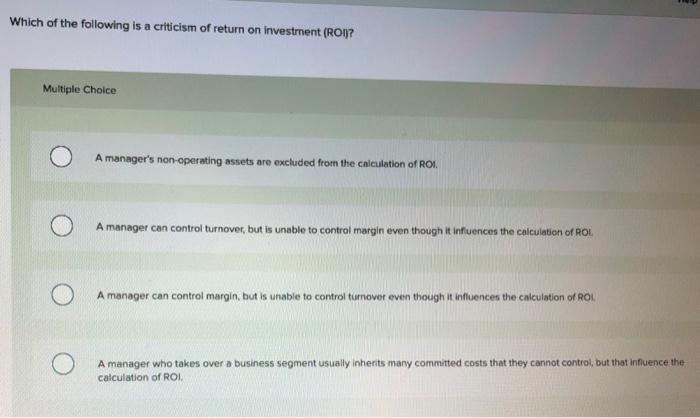 Solved Margin is calculated using which of the following | Chegg.com