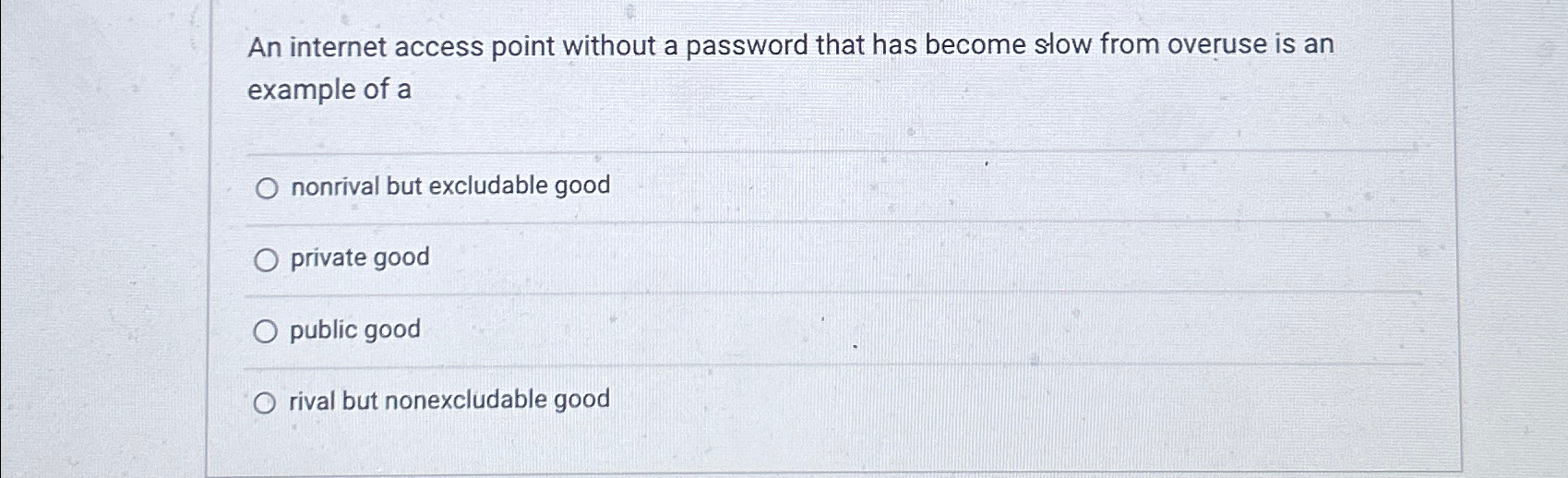 Solved An internet access point without a password that has | Chegg.com