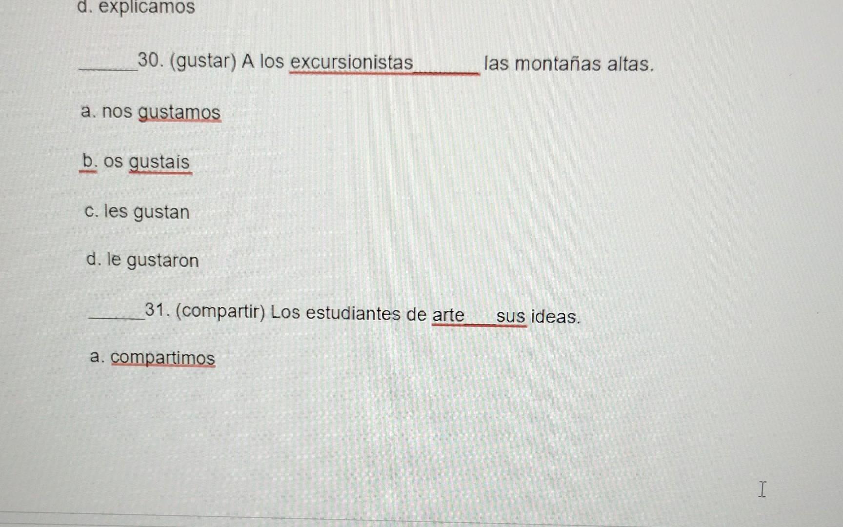 G. Conjugate the following AR,ER, and IR ending verbs | Chegg.com