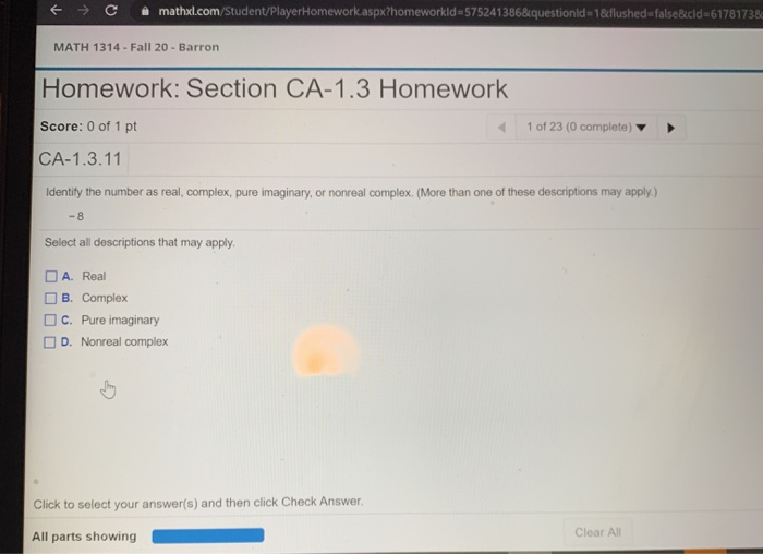 Solved • mathxl.com/Student/PlayerHomework | Chegg.com