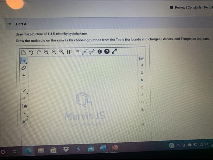 Solved Review Constants Period Part A Draw the structure of | Chegg.com