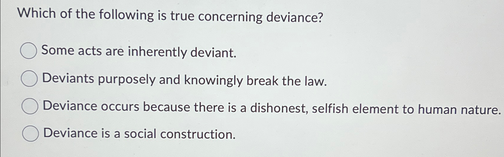 Solved Which of the following is true concerning | Chegg.com