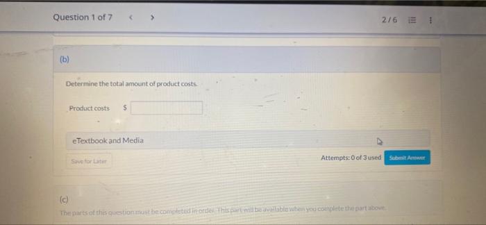 Solved Assignment #7 - Chapters 10 and 11 Question 1 of 7 | Chegg.com