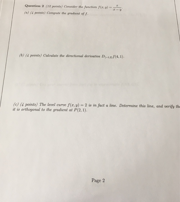 Solved Question 1 (8 points) Use the appropriate form of the | Chegg.com