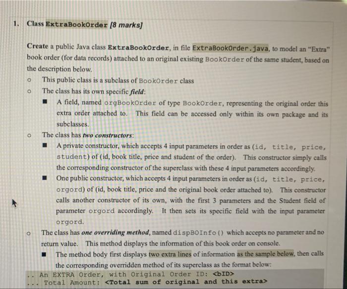 Solved A4B (20 marks) Enhancing a Java Program to Model and | Chegg.com
