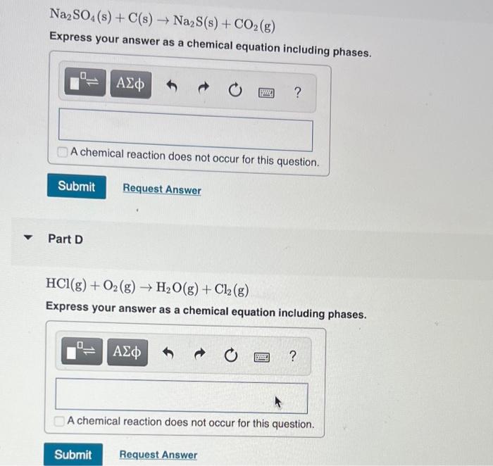 Solved Sn(s)+HNO3(aq)→SnO2( s)+NO2( g)+H2O(l) MISSED THIS? | Chegg.com