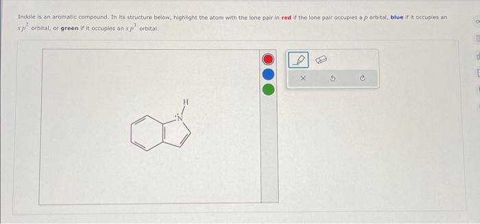 Solved Indole is an aromatic compound. In its structure | Chegg.com
