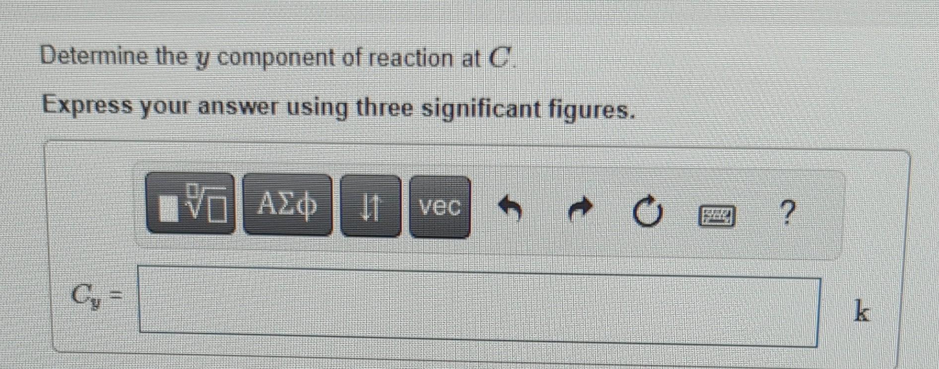 Solved Determine the x component of reaction at A Express | Chegg.com