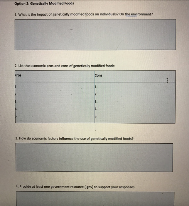 Solved ENV 101 Module Two Worksheet This worksheet will | Chegg.com