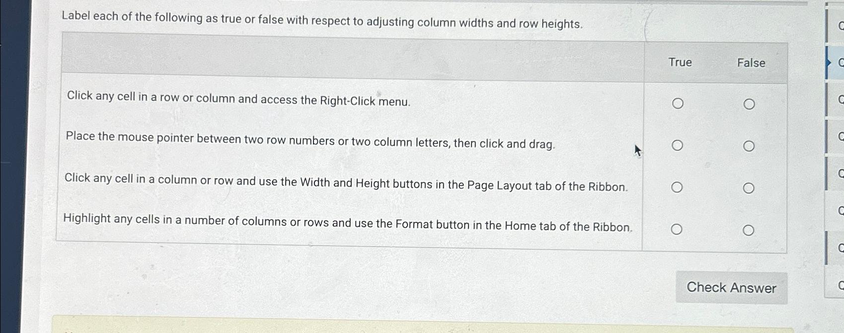 Solved Label each of the following as true or false with | Chegg.com