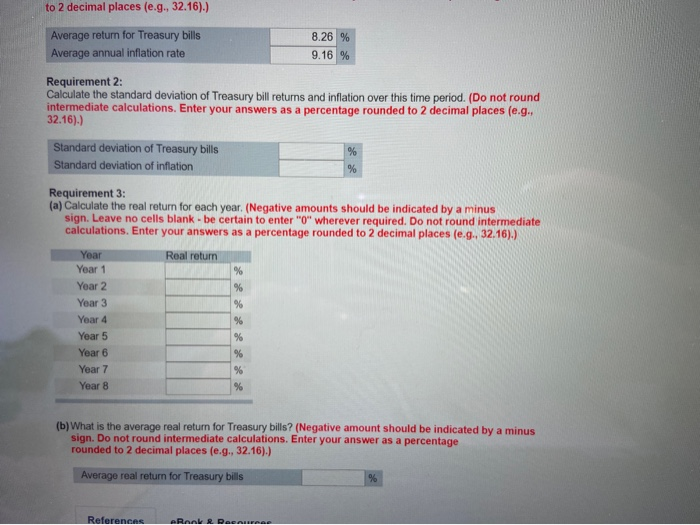 Solved Consider the following table for an eight-year | Chegg.com