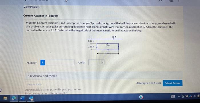 Solved Multiple Concept Example 8 and Conceptual Example 9 | Chegg.com