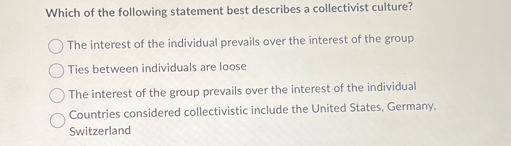 Solved Which of the following statement best describes a | Chegg.com