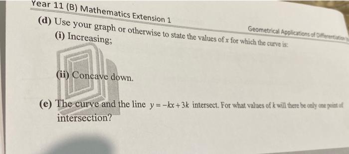 Solved Question 2 For the curve y=x3−3x2 (a) Find the | Chegg.com