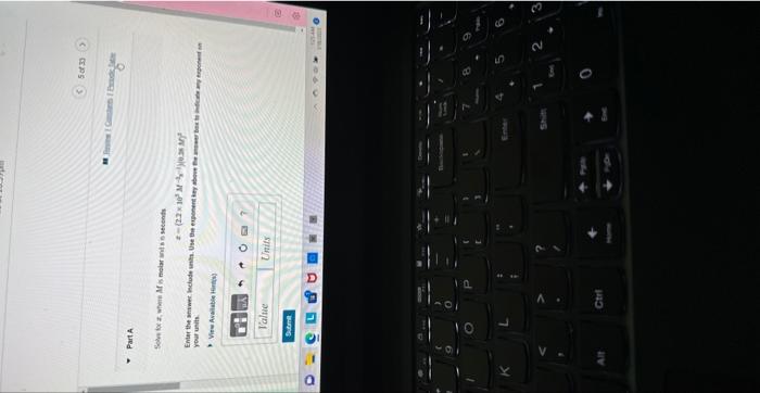 Solved Soler for a , whene M is nelar and s s seconts. | Chegg.com