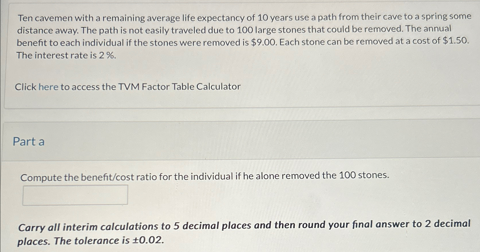 Solved Ten cavemen with a remaining average life expectancy | Chegg.com