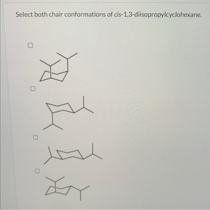 Solved Select both chair conformations of | Chegg.com
