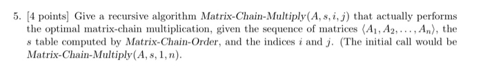Solved 5. 14 points) Give a recursive algorithm | Chegg.com