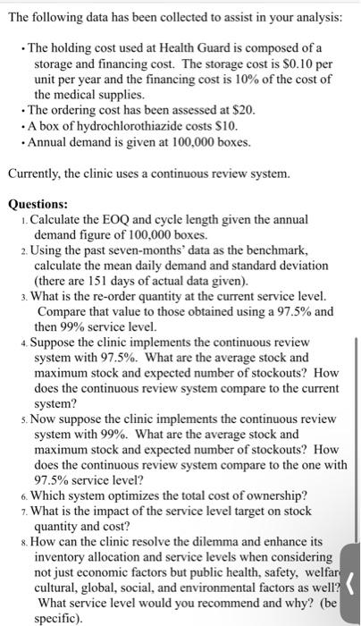 Solved For the next problem: review all the inventory models | Chegg.com