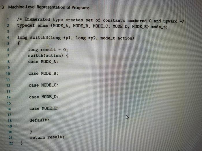Solved 3 Machine-Level Representation of Programs 1* | Chegg.com