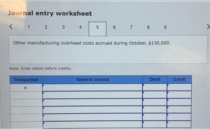 Solved Journal entry worksheet The company applies | Chegg.com