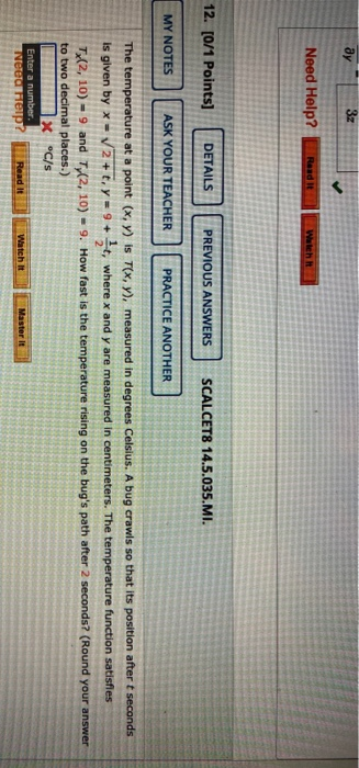 Solved ay 32 Need Help? Randit Watch it 12. [0/1 Points] | Chegg.com