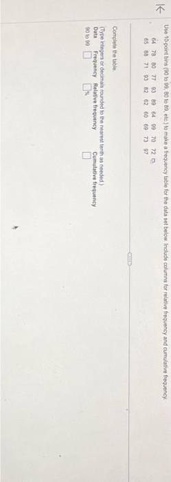 Solved Use 10-pont bise ( (00 to 99,80 to 89 , ete) to make | Chegg.com