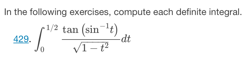Solved In the following exercises, compute each definite | Chegg.com