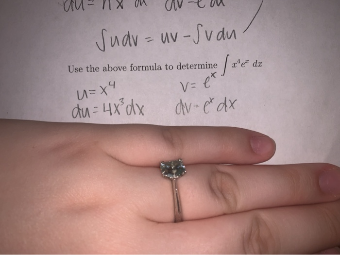 Solved Sudv- uv-Svdu Use the above formula to determine V= | Chegg.com