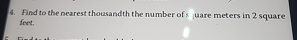 Solved Find to the nearest thousandth the number of s ﻿uare | Chegg.com