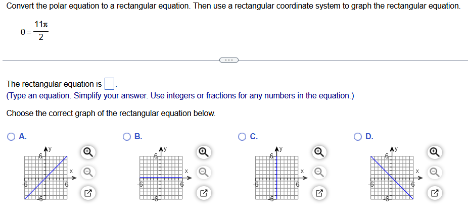Solved Convert the polar equation to a rectangular equation. | Chegg.com