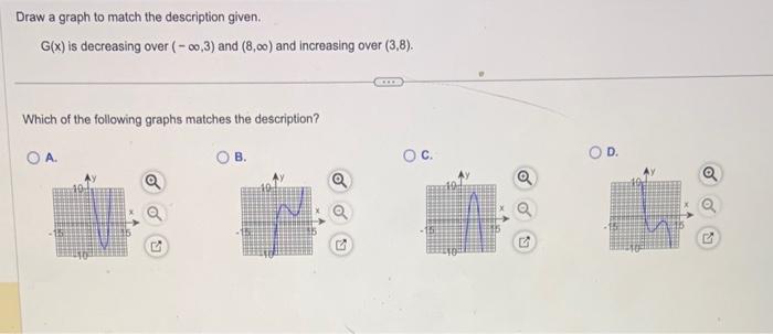 [Solved]: Draw a graph to match the description given. ( G