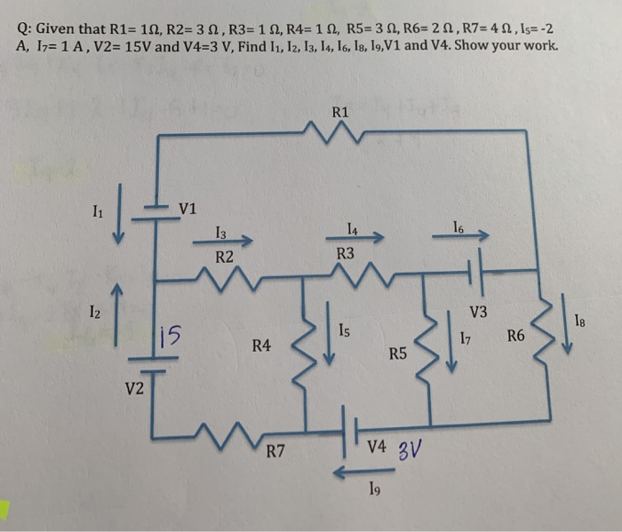 Solved Q: Given that R1 = 12, R2= 3 2, R3 = 1 0, R4= 1 , R5= | Chegg.com