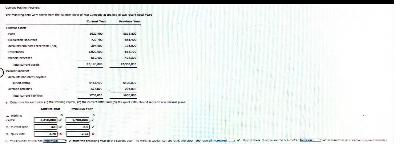 Solved I keep getting the quick ratio wrong what am i doing | Chegg.com