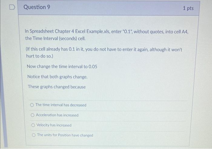 Solved Using spreadsheet Chapter 4 Excel Example.xls If the | Chegg.com