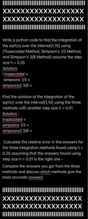 Solved XXXXX) XXXXXXXXXXXXXXXX XXXXXXXXXXXXXXXXXX Write a | Chegg.com